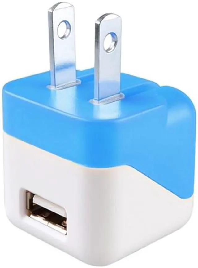 Insten 1590487 Blue USB Mini Travel Charger - Newegg.com