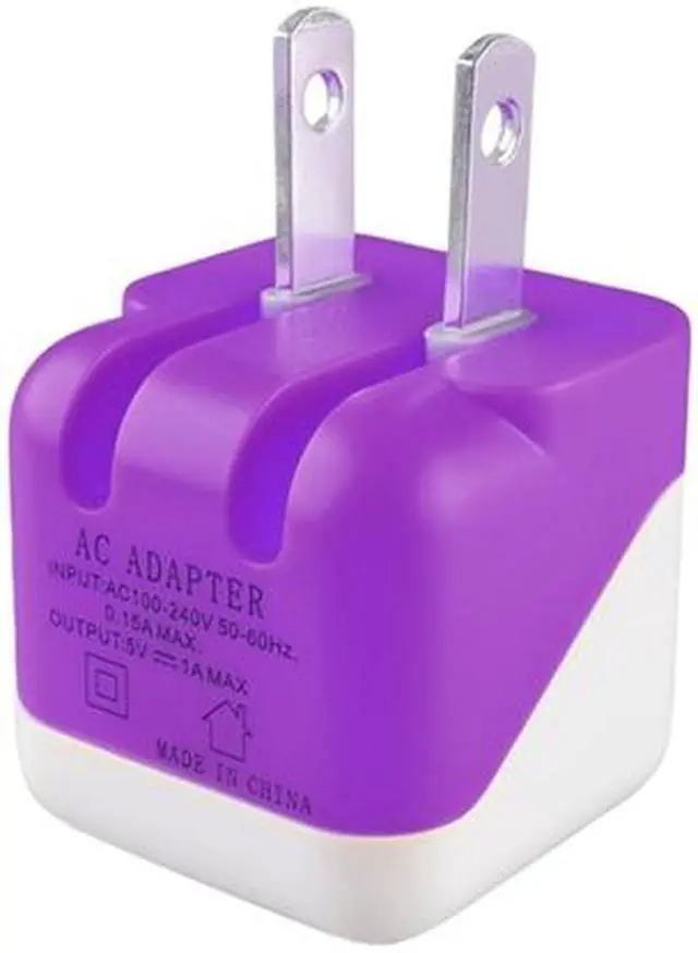 Insten 1590491 Purple USB Mini Travel Charger - Newegg.com