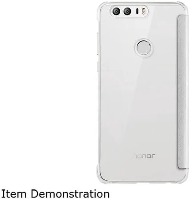 Huawei Honor 8 Flip Cover Case - White - Newegg.com