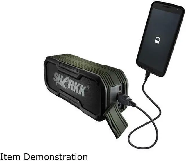 SHARKK SP-SKBT83 Rugged / WaterProof IP65 Certified BoomBox Bluetooth ...