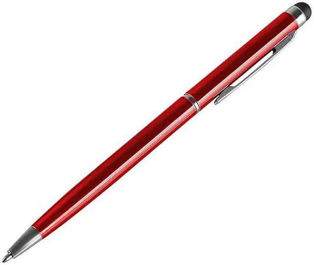 Insten Red 2-in-1 Capacitive Touch Screen Stylus Ballpoint Pen 2029337 ...