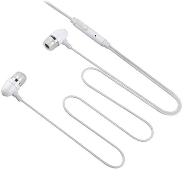 Insten White 3.5mm In-Ear Stereo Headset w/ On-off & Mic 1068256 ...