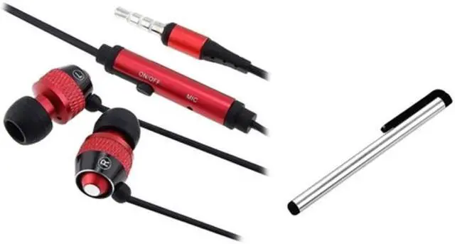 Insten Red Wired Headset & Speakers - Newegg.com
