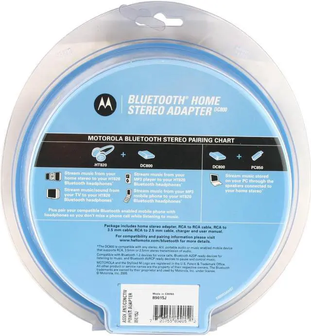 MOTOROLA DC800 Bluetooth Home Stereo Adapter - Newegg.com