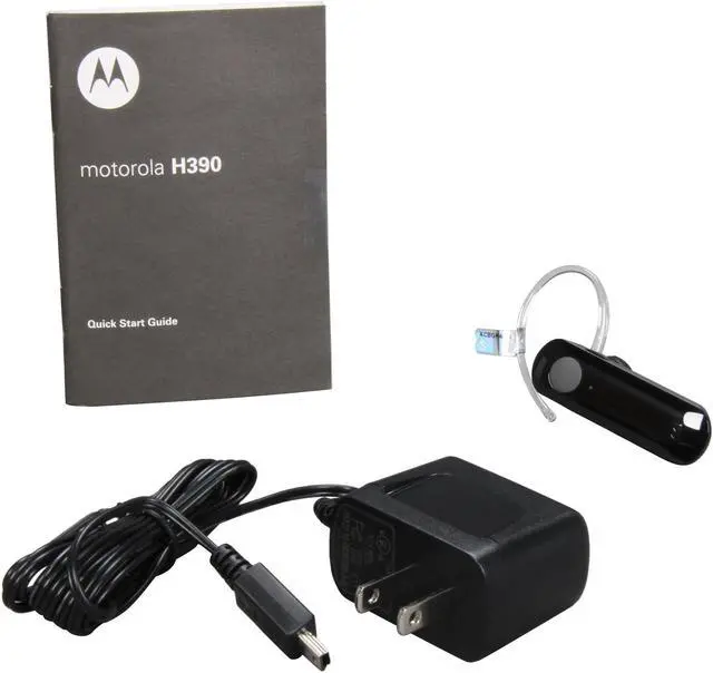 Motorola Over the Ear Bluetooth Headset Black (H390) - Newegg.com