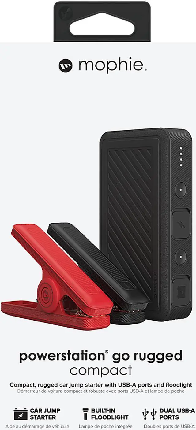 Mophie Powerstation Go Rugged Compact Black 29.9Wh Universal Battery ...