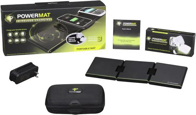 Powermat Foldable Portable Charging Mat Perfect For Travel (PMM-PT100 ...