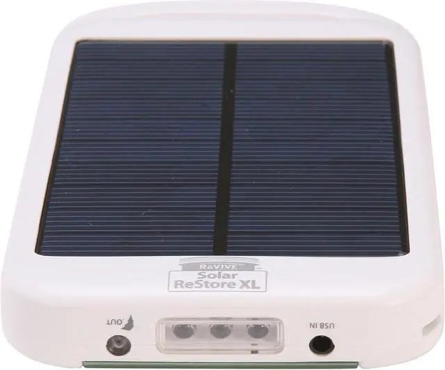 Accessory Power 4000 mAh ReVIVE Solar ReStore XL USB Solar Battery Pack ...