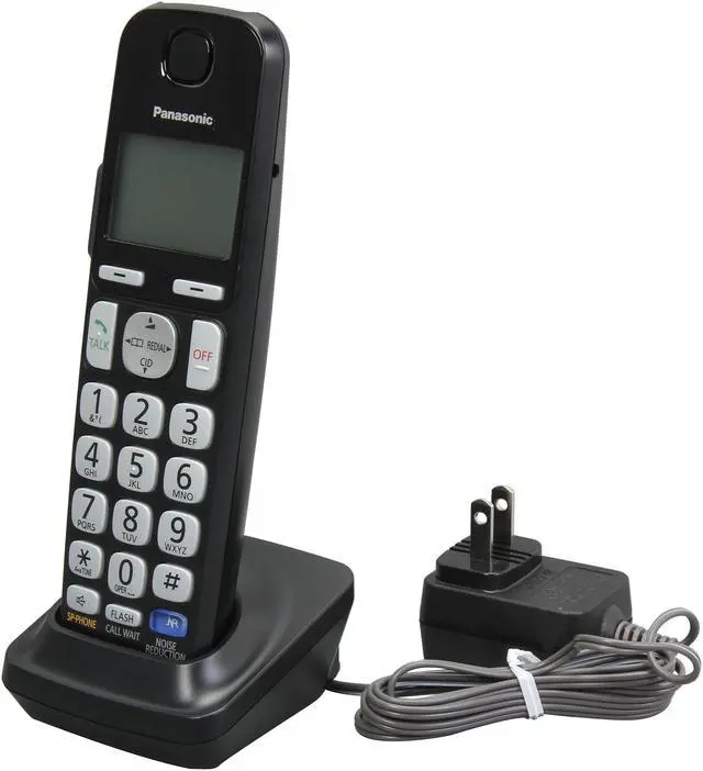 Panasonic KX-TGE243B 1.9 GHz DECT 6.0 3X Handsets Expandable Digital Cordless Answering System ...