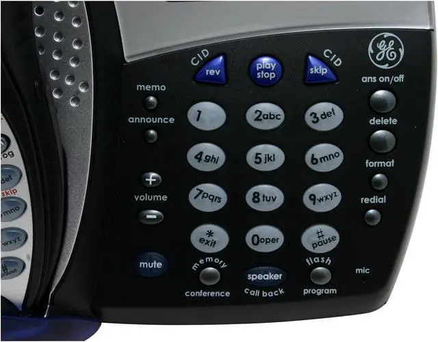 GE 25859GE3 5.8 GHz 1X Handsets Cordless Phone - Newegg.com