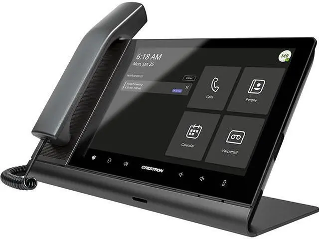 Crestron UC-P10-T-HS Flex 10 in. Audio Desk Phone with Handset for ...