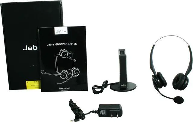 Jabra GN9125 Duo Wireless Stereo Headset with Flex Boom NC Mic - Newegg.com