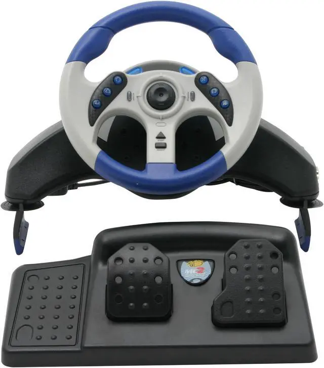 Mad Catz MC2 Racing Wheel and Pedals FOR PS2 - Newegg.com
