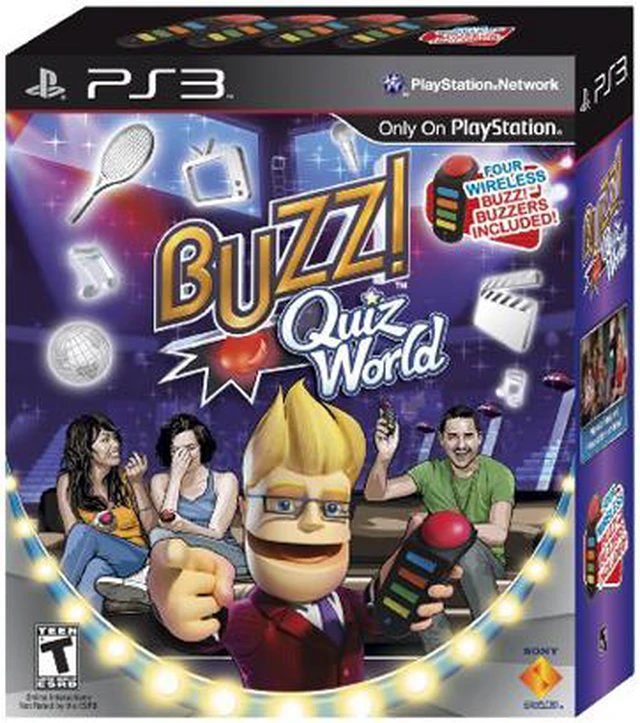 Buzz! Quiz World w/4 buzzers Bundle - Newegg.com