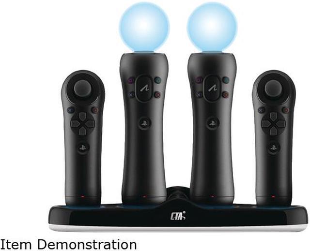CTA Quadruple Port Charging Station for PlayStation Move Controllers Newegg