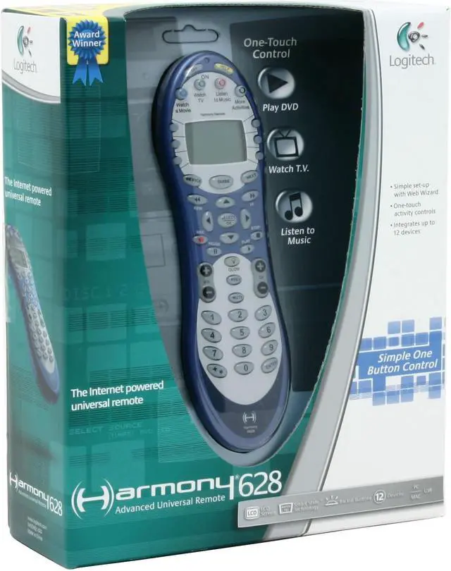 Logitech Harmony 628 Infrared Universal Remote Control - Newegg.com