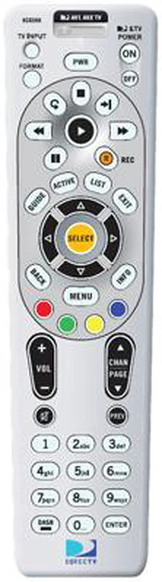DIRECTV RC65RB Infrared / RF Universal Back Lit Remote Control - Newegg.com