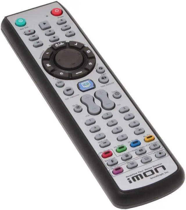 soundgraph iMON VFD-S Infrared PC Receiver & Remote Control Silver ...