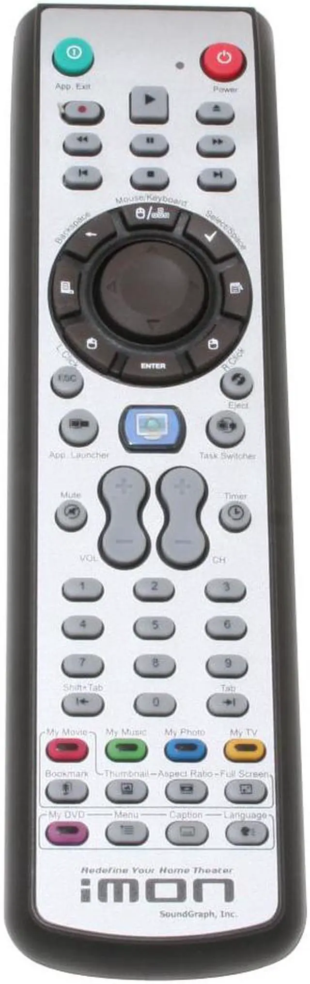 soundgraph iMON VFD-S Infrared PC Receiver & Remote Control Silver ...