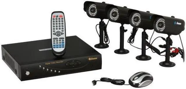 Swann DVR4-8600 4 channel DVR with a Pre-installed 250GB HDD, 4 High ...