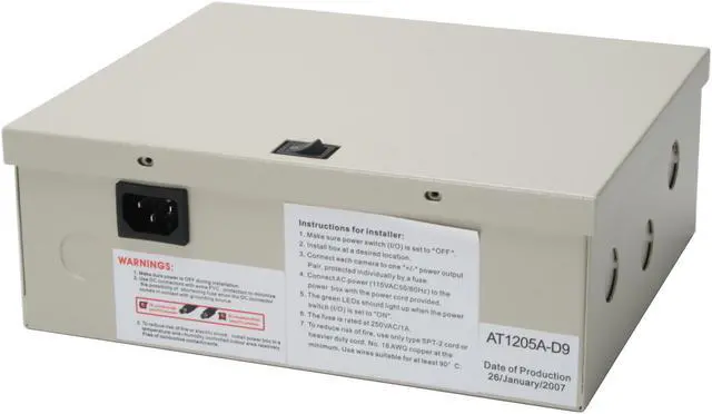 ATRIX DVCPB9D Power Supply - 9 Channels - Newegg.com