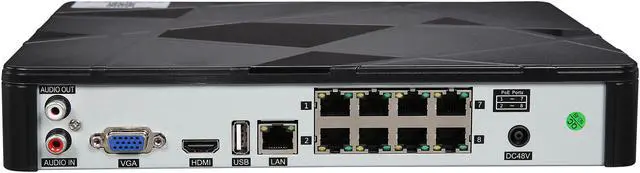 Q-See 8-Channel PoE IP Surveillance System with 8 Full HD 1080p Cameras ...