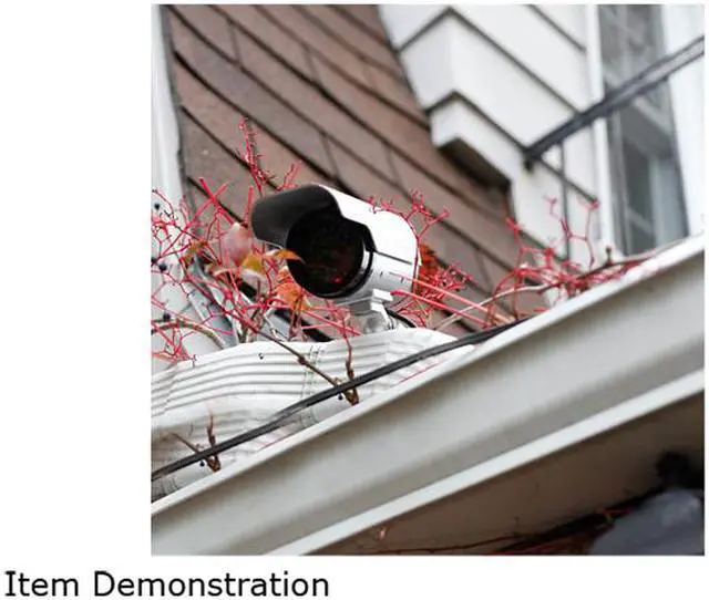 Sunforce Solar Powered Decoy Security Camera w/ Functional LED Light ...