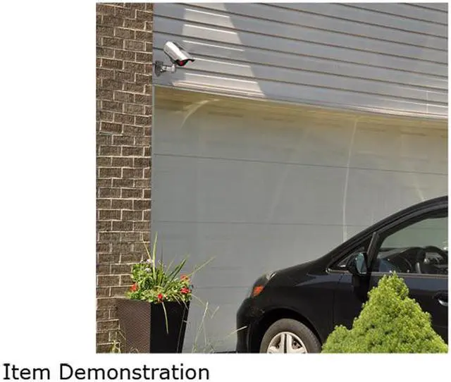 Sunforce Solar Powered Decoy Security Camera w/ Functional LED Light ...