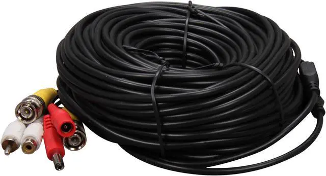 Night Owl CAB-100A 100 ft. BNC Video/Power/Audio Camera Extension Cable ...