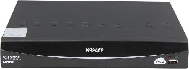 KGuard EL421-4HW212B-500G 4 Channel Surveillance DVR Kit - Newegg.com
