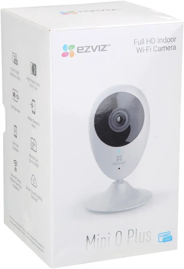 EZVIZ Mini O 1080p - Wireless Wi-Fi Cloud Camera, Home Video Monitoring ...