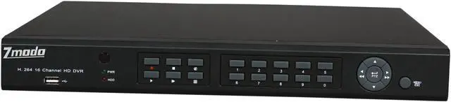 Zmodo DVR-H9116UVDH Support up to 2TB 16CH 480fps Real-time Standalone ...
