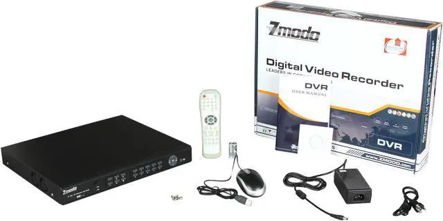 Zmodo DVR-H9116UVDH Support up to 2TB 16CH 480fps Real-time Standalone ...
