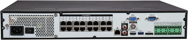 Open Box: PROXY CCTV NVR304L-32/16P 32CH 1.5U NVR with Built-in 16CH ...