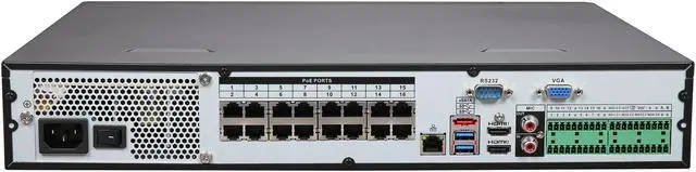 PROXY CCTV NVR304L-16/16P-4K 4K 16CH 1.5U NVR with Built-in 16CH POE ...