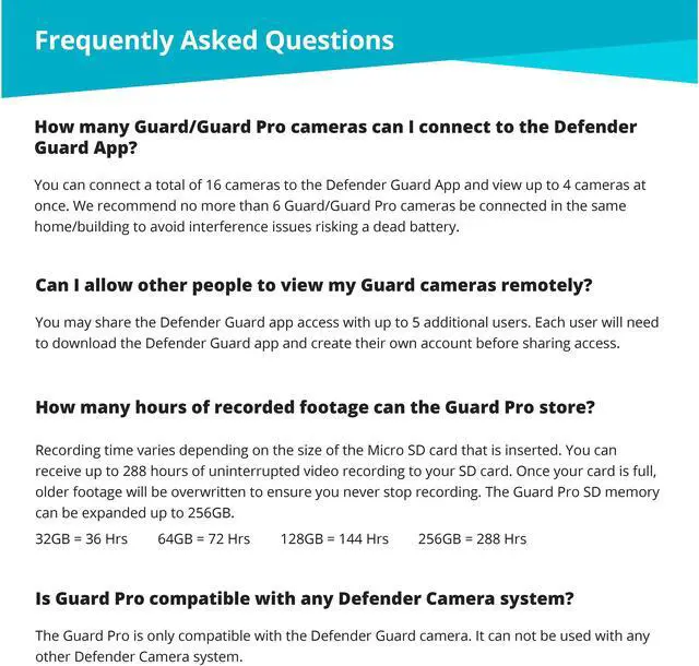 Defender Guard Pro 2K WiFi. Plug-In Power Security Camera with Color ...
