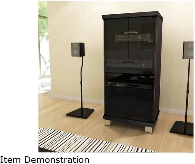 Sonax C-001-CHT Holland 20" Wide Ravenwood Black and Glass Component ...