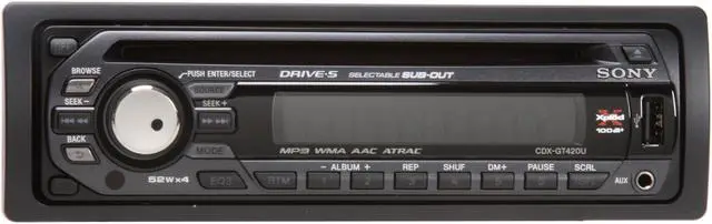 SONY CD Receiver MP3/WMA/AAC Player with USB Connection - Newegg.com