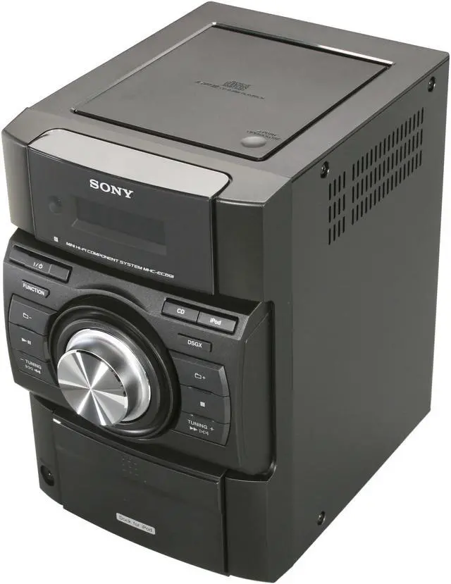 SONY CD/MP3/Radio 1-Disc Changer Mini Hi-Fi Shelf System MHC-EC69i/C2 ...