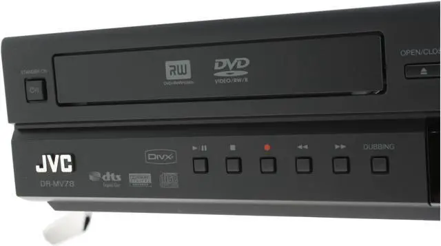 JVC DR-MV78B DVD/VHS Combo Recorder with Up-Conversion - Newegg.com