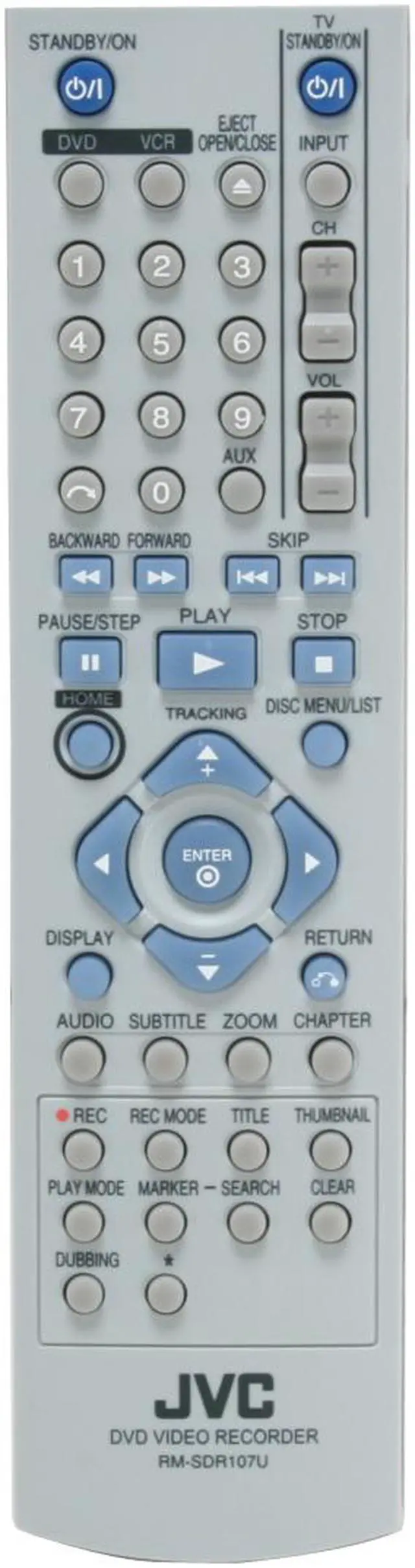 JVC DR-MV78B DVD/VHS Combo Recorder with Up-Conversion - Newegg.com