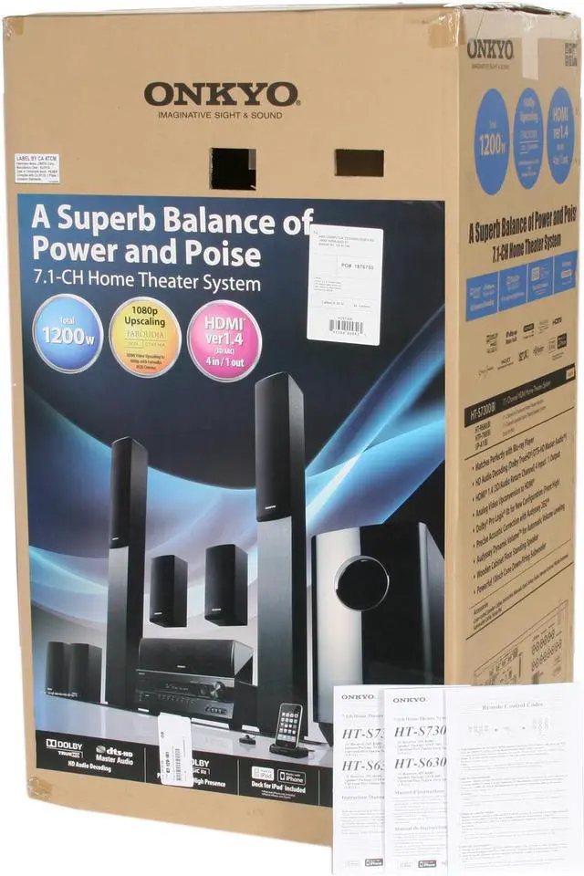 ONKYO HT-S7300 7.1-channel home theater A/V system - Newegg.com