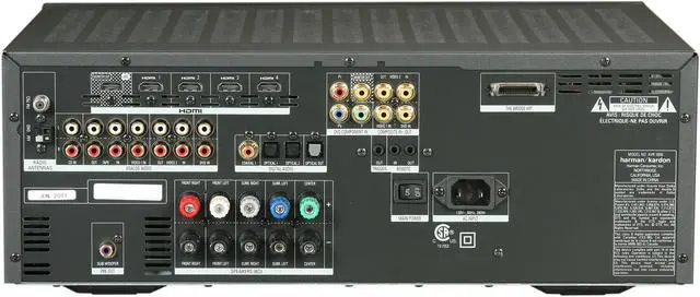 Harman/Kardon AVR 1650 5.1-Channel AV Receiver - Newegg.com