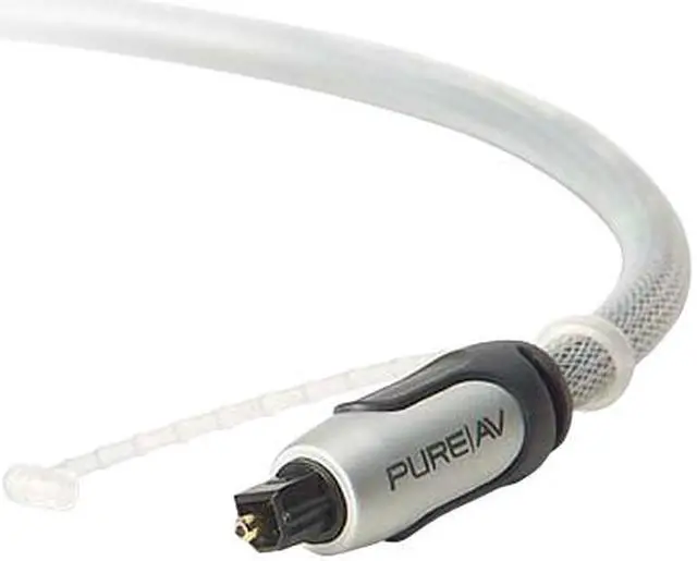 BELKIN PURE AV Model AV50000b04 4 ft. Digital Optical Audio Cable ...