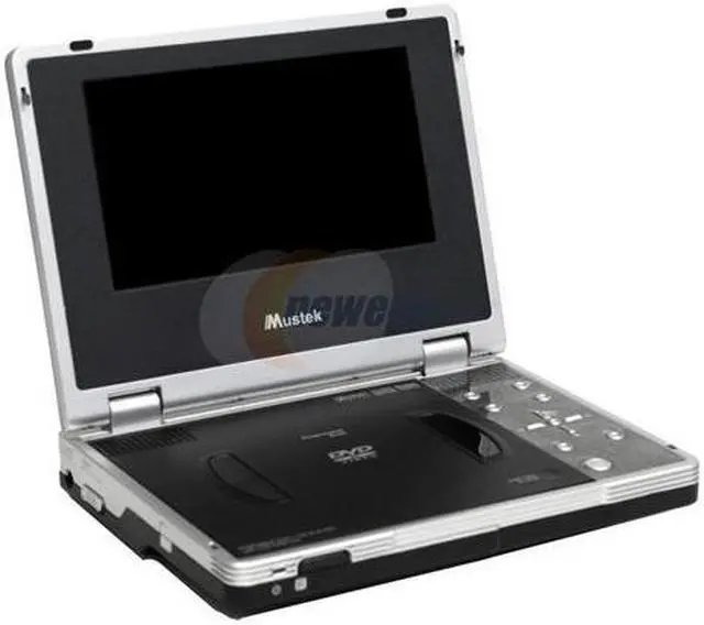 Mustek PL407H Portable Progressive Scan DVD player W/ 7" 16:9 LCD ...