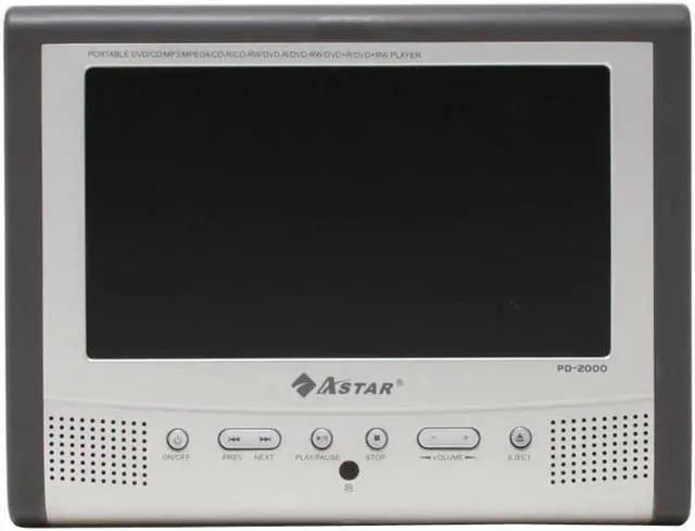 ASTAR PD-2000 7" TFT/LCD Slot-In Portable DVD Player - Newegg.com