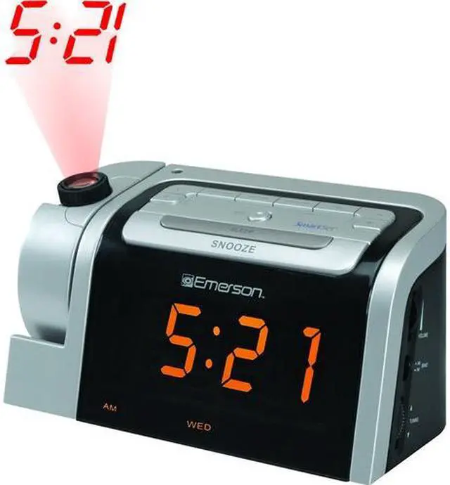 Emerson Clocks Projection Emerson SmartSet AM/FM Dual Alarm Clock