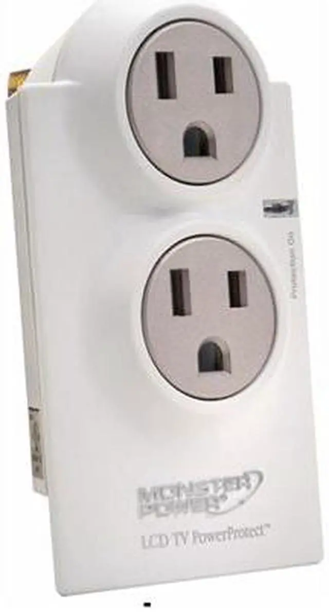 MONSTER MPAVFL200 Power Home Series PowerProtect Dual Outlet Surge ...