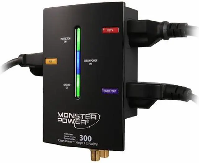 Monster - FlatScreen PowerCenter w/ Clean Power Stage 1 (HTS 300 ...