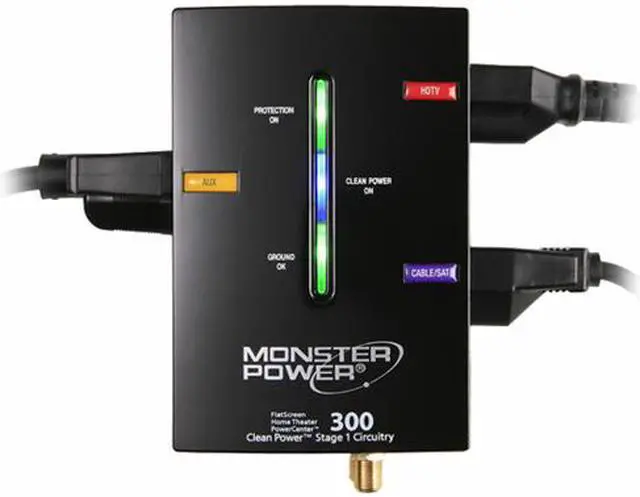 Monster - FlatScreen PowerCenter w/ Clean Power Stage 1 (HTS 300 ...